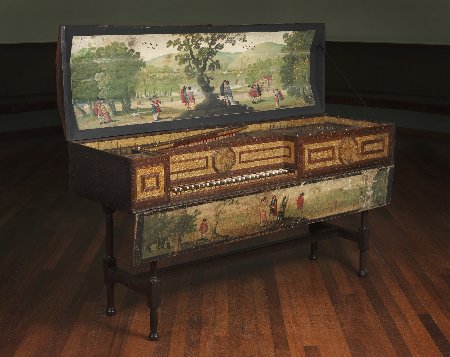Rectangular virginal, Stephen Keene, London, England, 1668. MIMEd 4308 ...